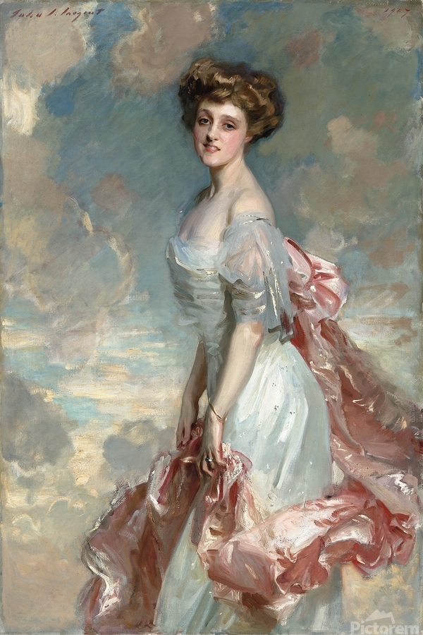 Miss Mathilde Townsend [1907] by John Singer Sargent [1856–1925] by MyCozyFineArt Wall Art